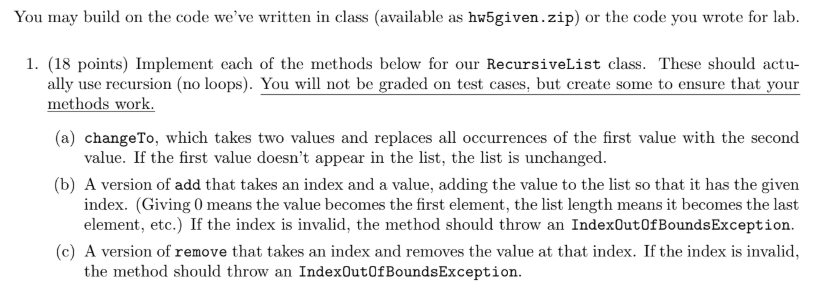 Solved interface Node { public int size(); | Chegg.com