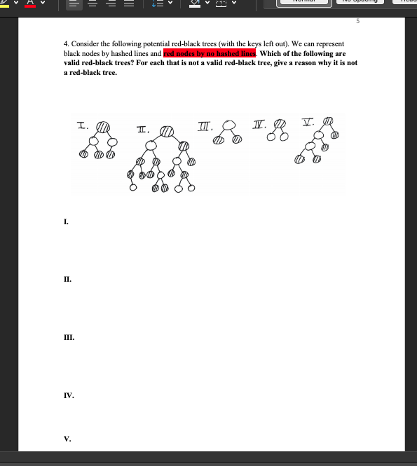 Solved ANSWER ALL 4 QUESTIONS 1. Given the Red-Black tree | Chegg.com