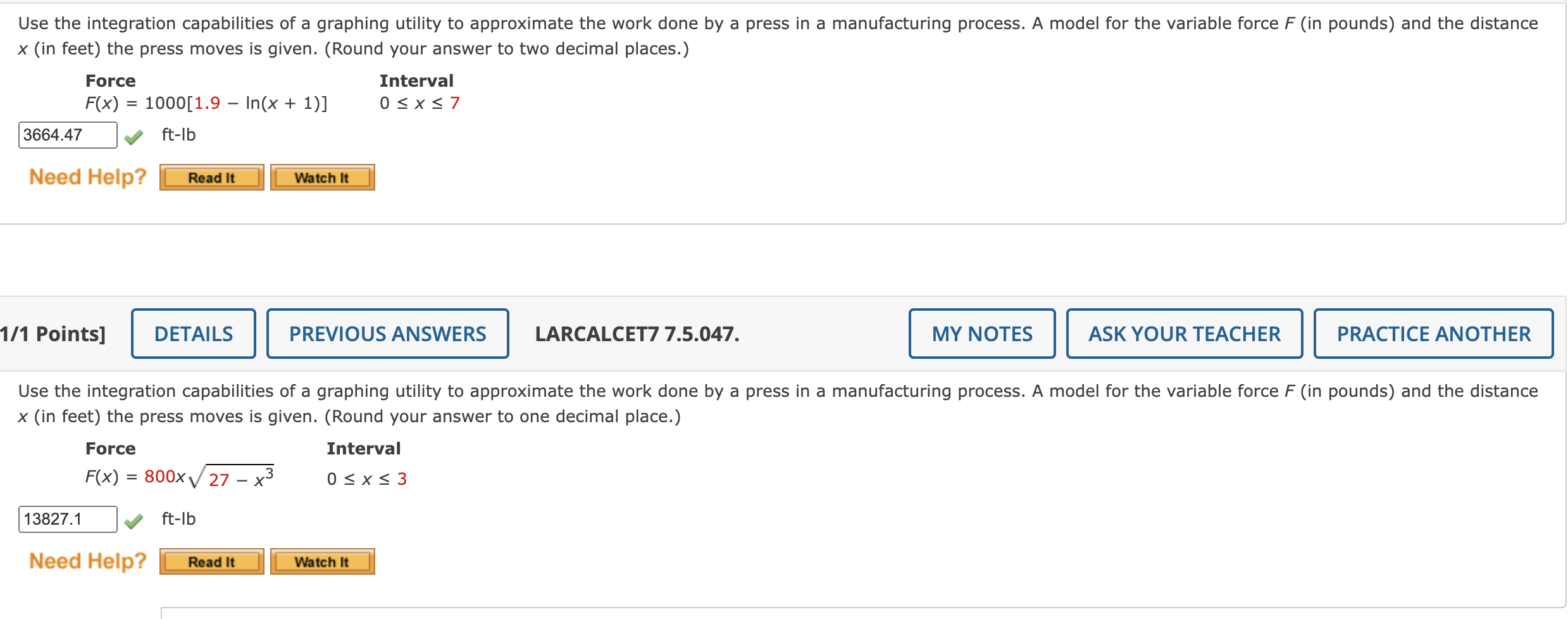 Solved Use the integration capabilities of a graphing | Chegg.com