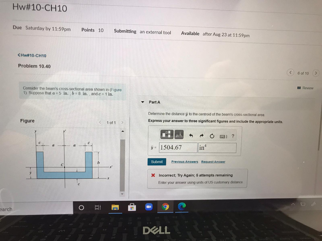 Solved Hw#10-CH10 Due Saturday by 11:59pm Points 10 | Chegg.com