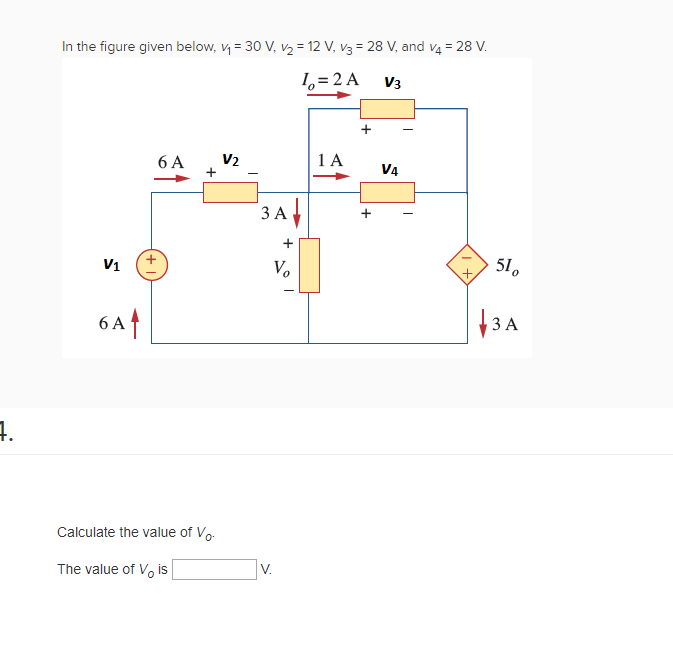 Solved In the figure given below, v1 = 30 V, v2 = 12 V, v3 = | Chegg.com