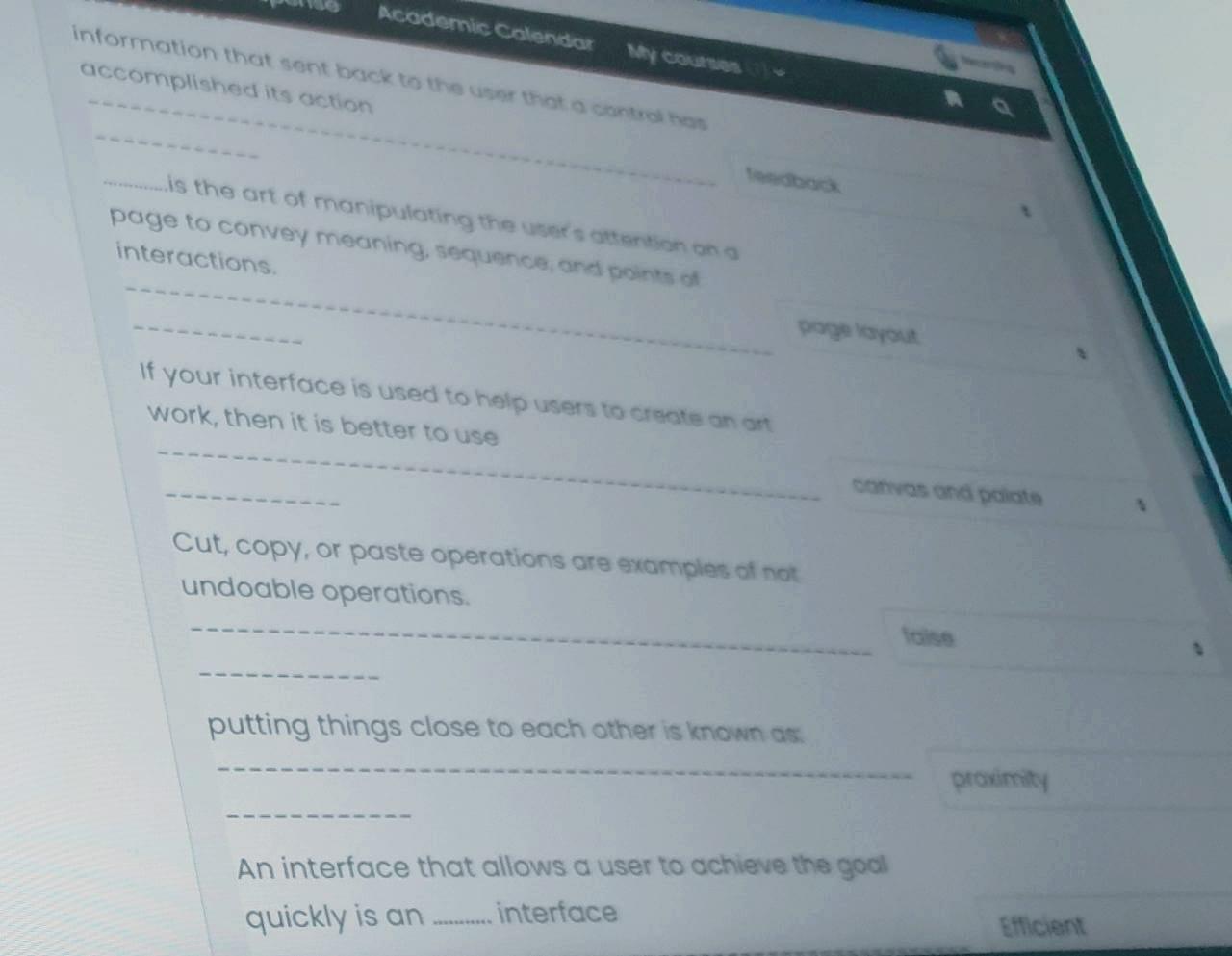 Solved information that sont back to the usor that a | Chegg.com