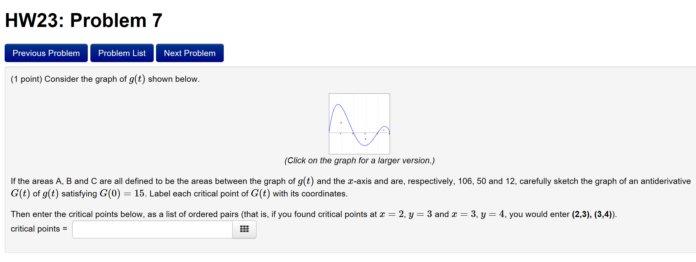 Solved HW23: Problem 7 Previous Problem Problem List Next | Chegg.com
