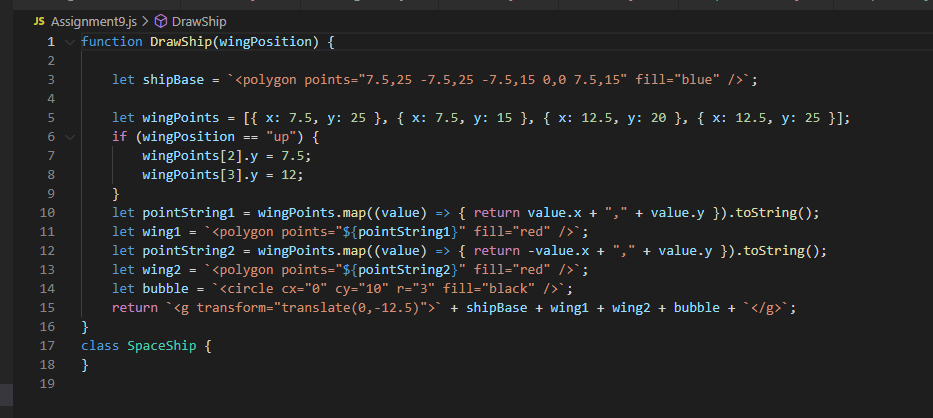 Solved Part 1: Classes In the file assignment9.js please | Chegg.com