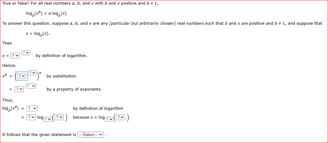 Solved True or false? For all real numbers a,b, ﻿and x ﻿with | Chegg.com