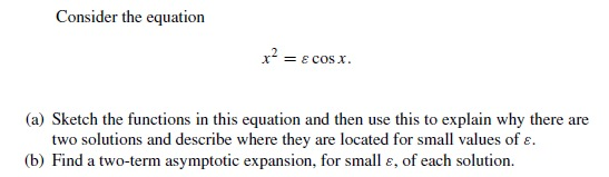 Solved Consider the equation x = = E COS X. (a) Sketch the | Chegg.com