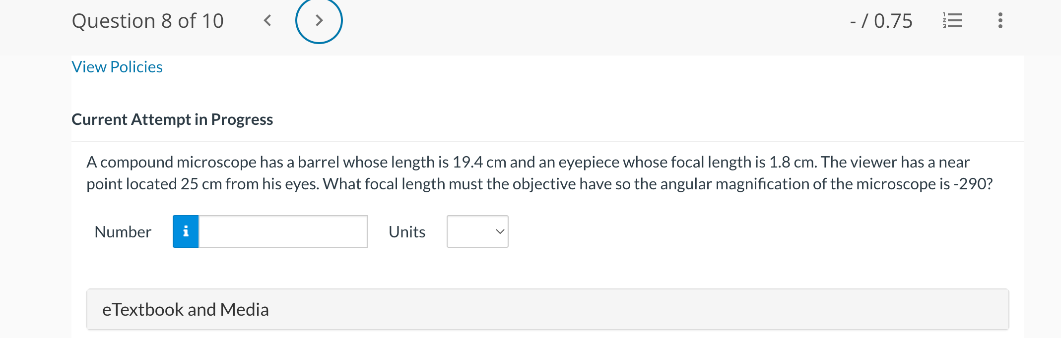 Solved A compound microscope has a barrel whose length is | Chegg.com