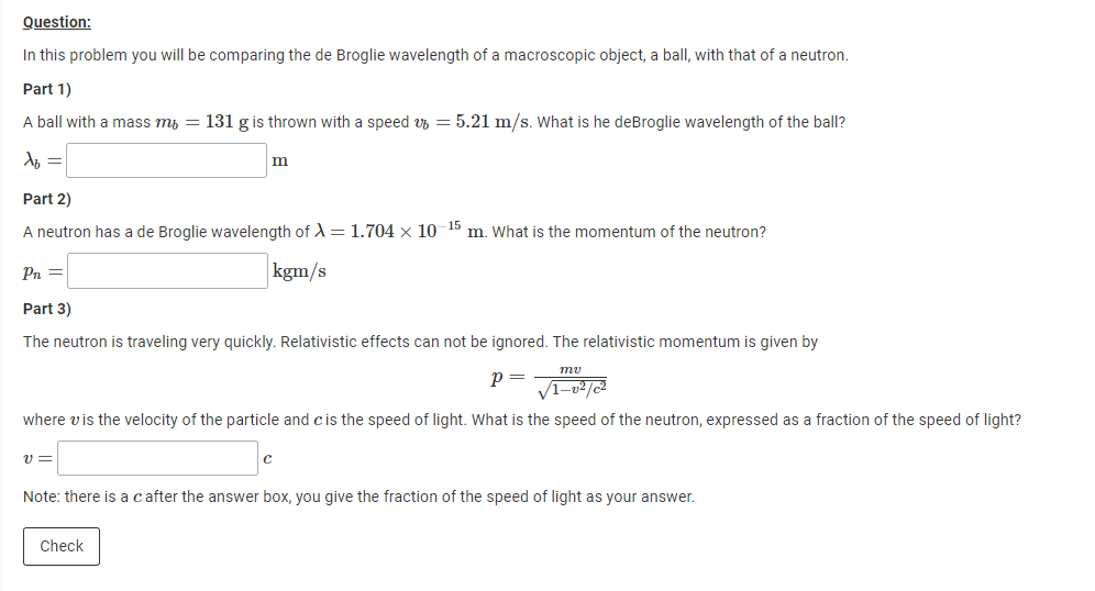 Solved Question: In this problem you will be comparing the | Chegg.com