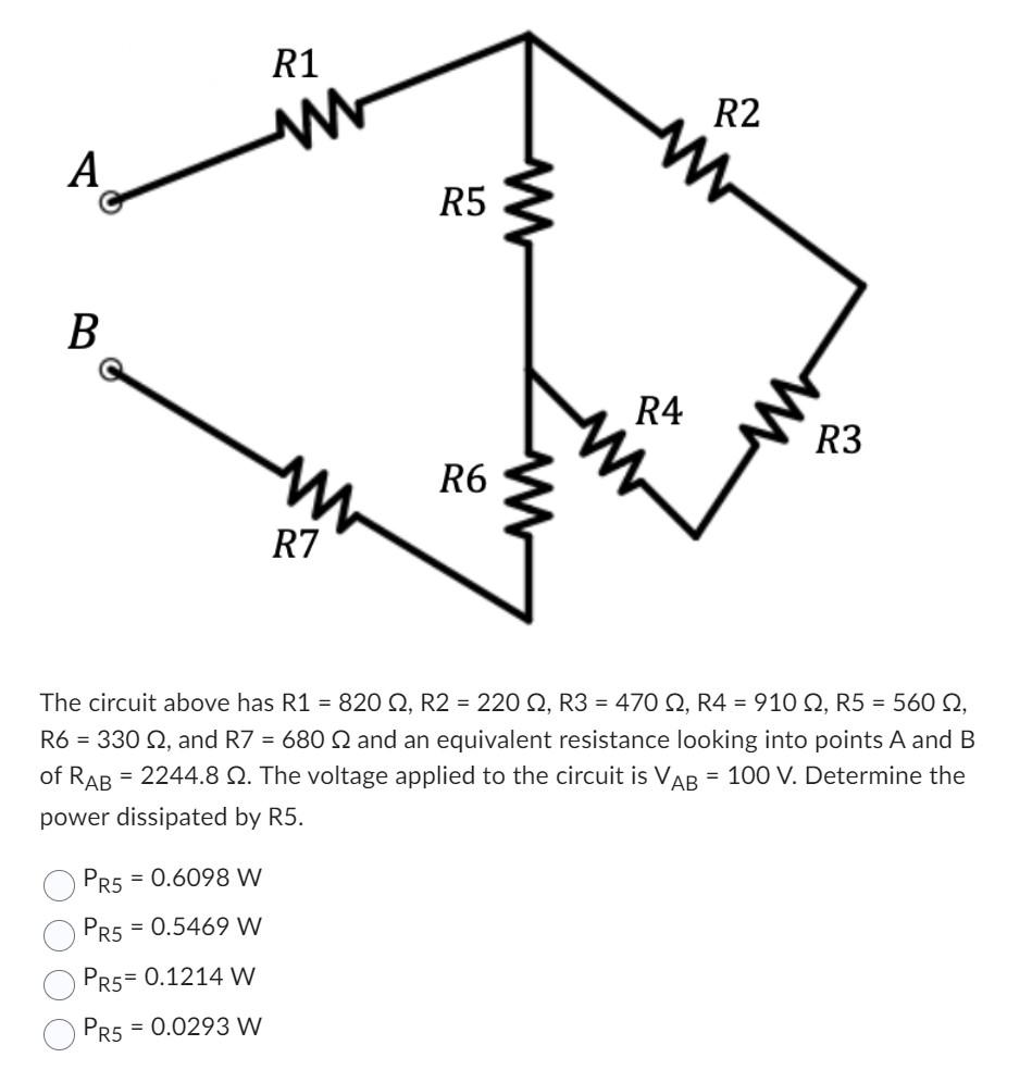 Solved The circuit above has | Chegg.com