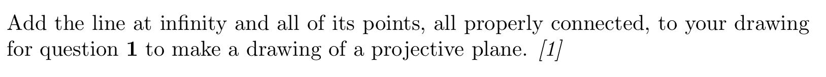 Solved This is the drawing of the affine plane with four | Chegg.com