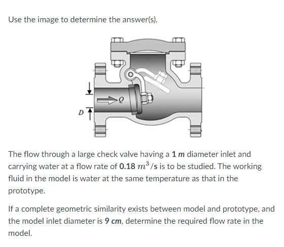 Solved Use the image to determine the answer(s). The flow | Chegg.com