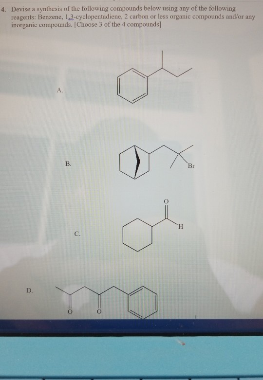 Solved Devise a synthesis of the following compounds below | Chegg.com