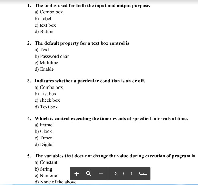 Solved 1. The tool is used for both the input and output | Chegg.com