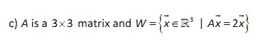 Solved Subspaces. Determine whether each set W is a subspace | Chegg.com