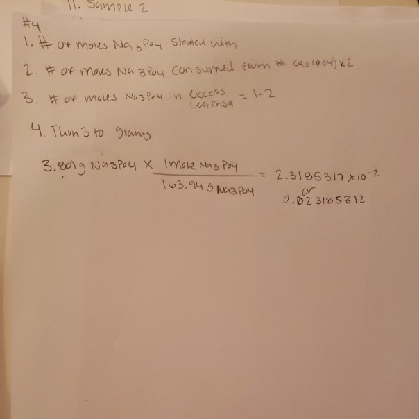 Solved 3 cacl2 + 2Na 3 Boy - Cao(pal) 2 +6 Nach Unknown CaCl | Chegg.com