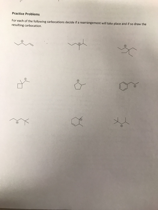 Solved Practice Problems For each of the following | Chegg.com