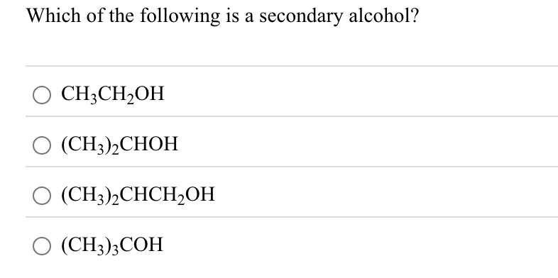 Solved Which of the following is a secondary | Chegg.com