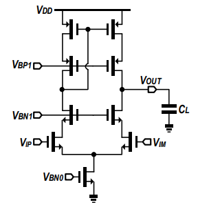 Solved Design a Telescopic Cascode amplifier using 1.2-V | Chegg.com