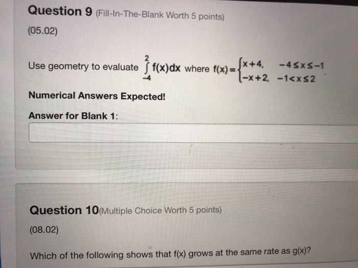 Solved Question 6(Multiple Choice Worth 5 points) (05.04) | Chegg.com