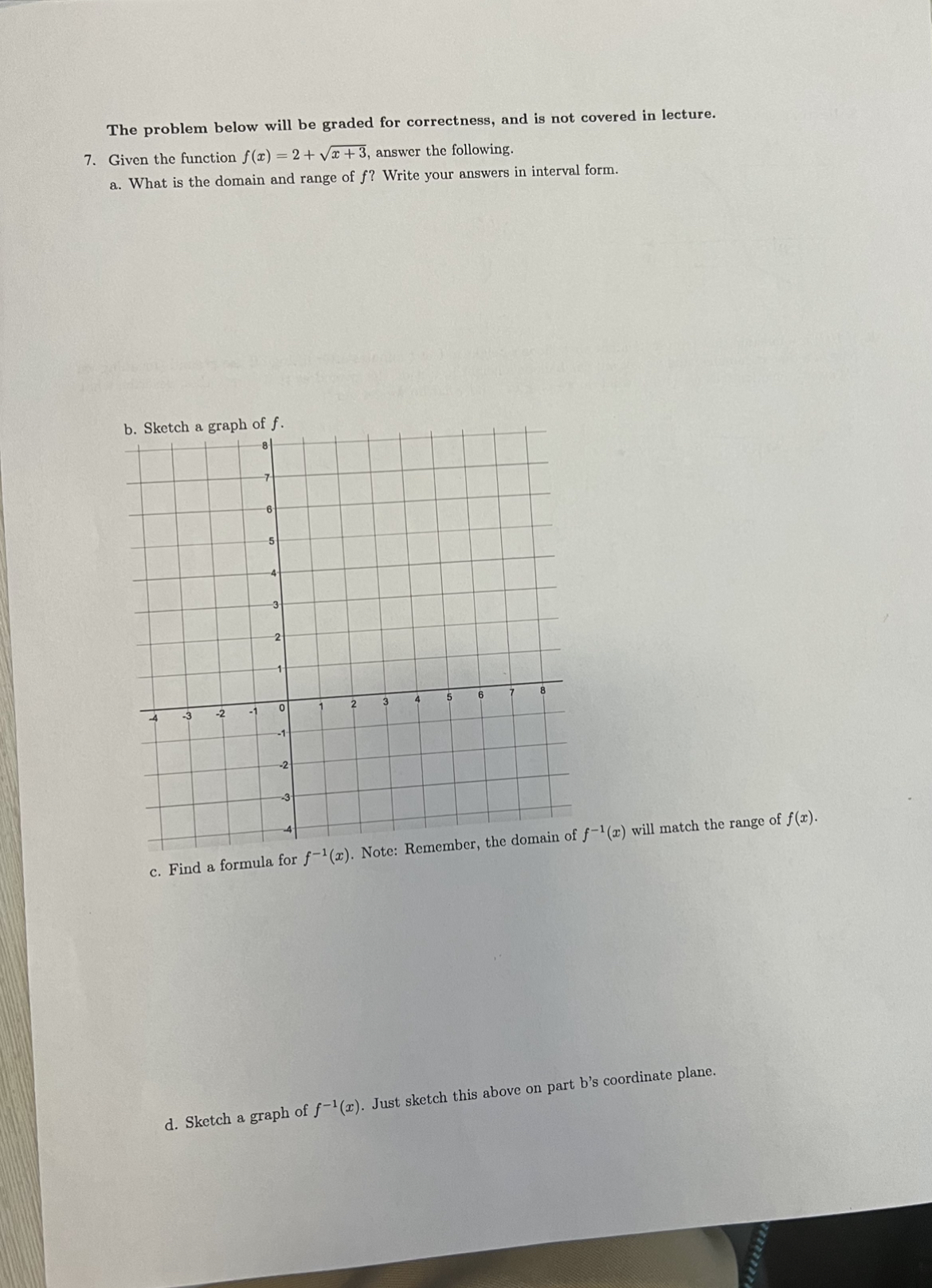 Solved The problem below will be graded for correctness, and | Chegg.com