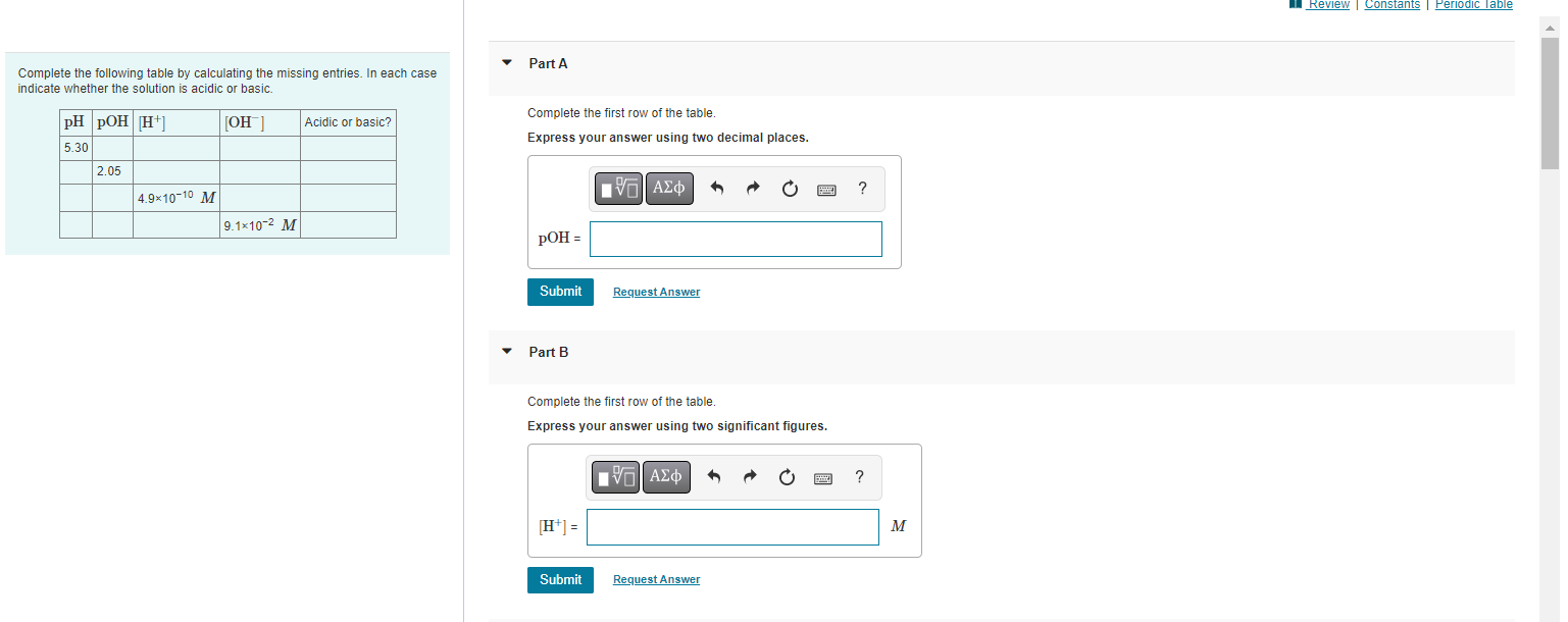 Solved Complete the following table by calculating the | Chegg.com