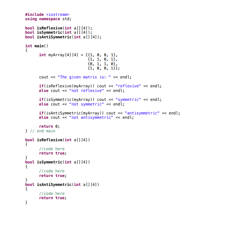 Solved Relation Properties Recall from class that a relation | Chegg.com