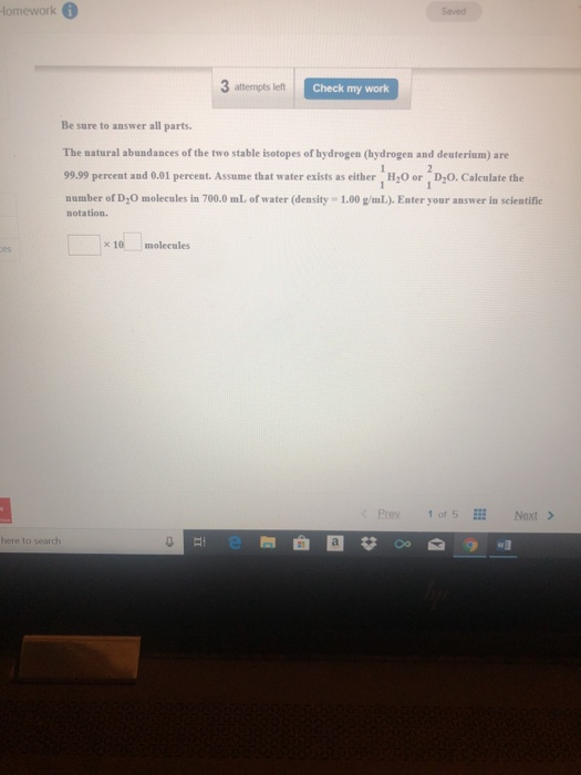 Solved lomework Saved 3 attempts left Check my work Be sure | Chegg.com