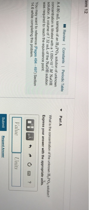 Solved em 12 Review l Constants l Periodic Table Part A A | Chegg.com