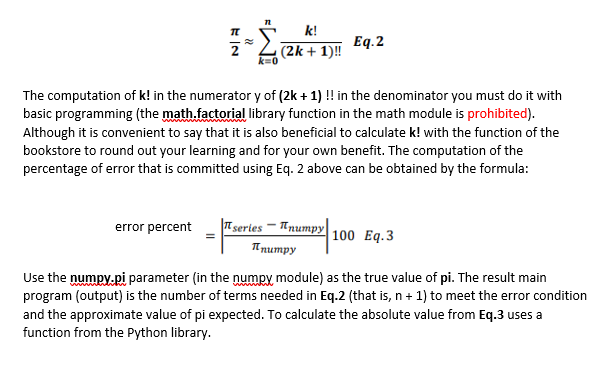 Solved PI (1). Simple and Double Factorial. The main | Chegg.com