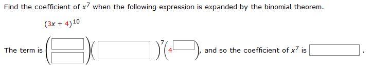 Solved Use the binomial theorem to expand the following | Chegg.com