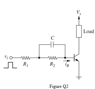 Solved Design a BJT base drive circuit with the | Chegg.com