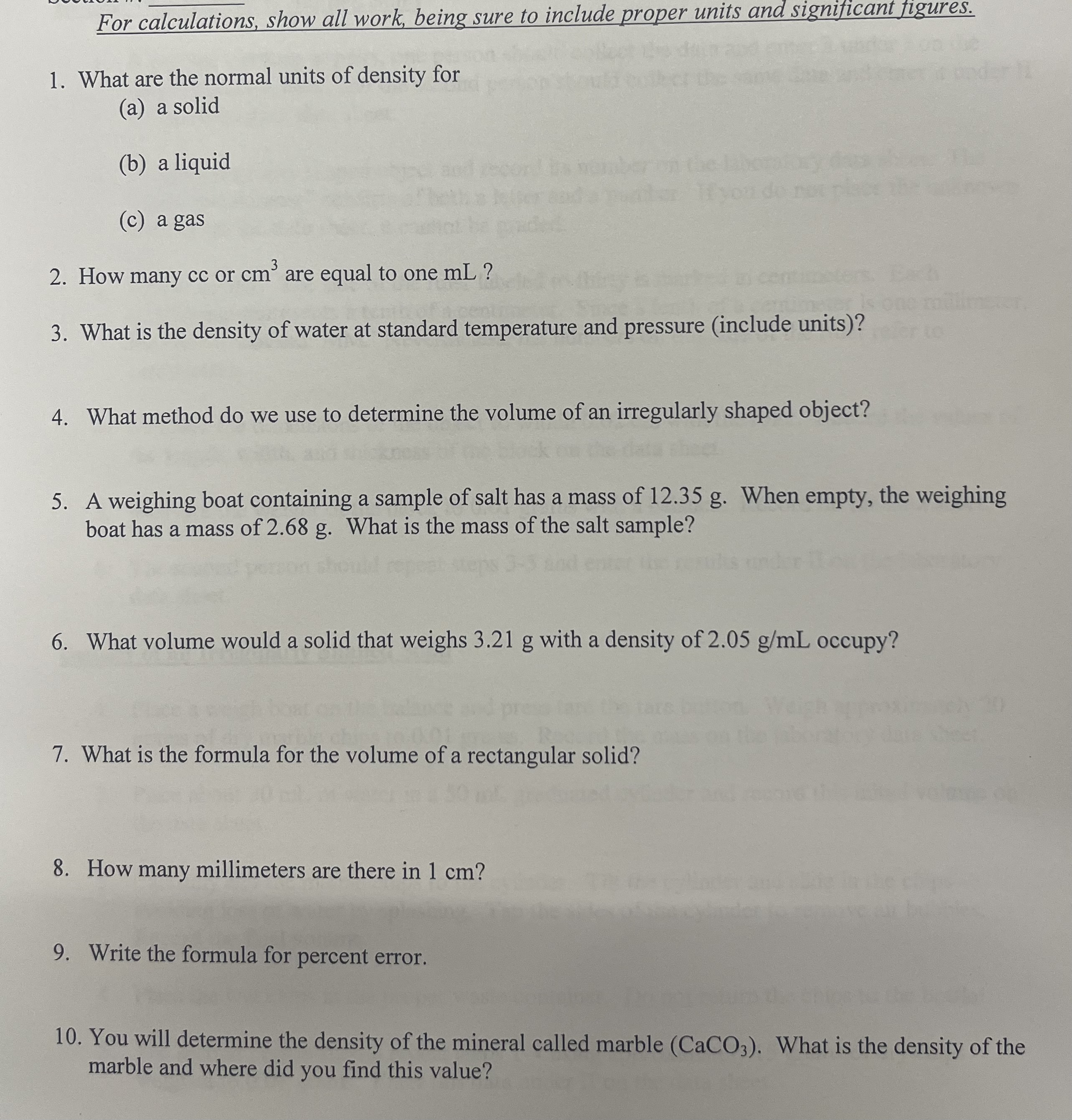 Solved Please answer all questions. | Chegg.com