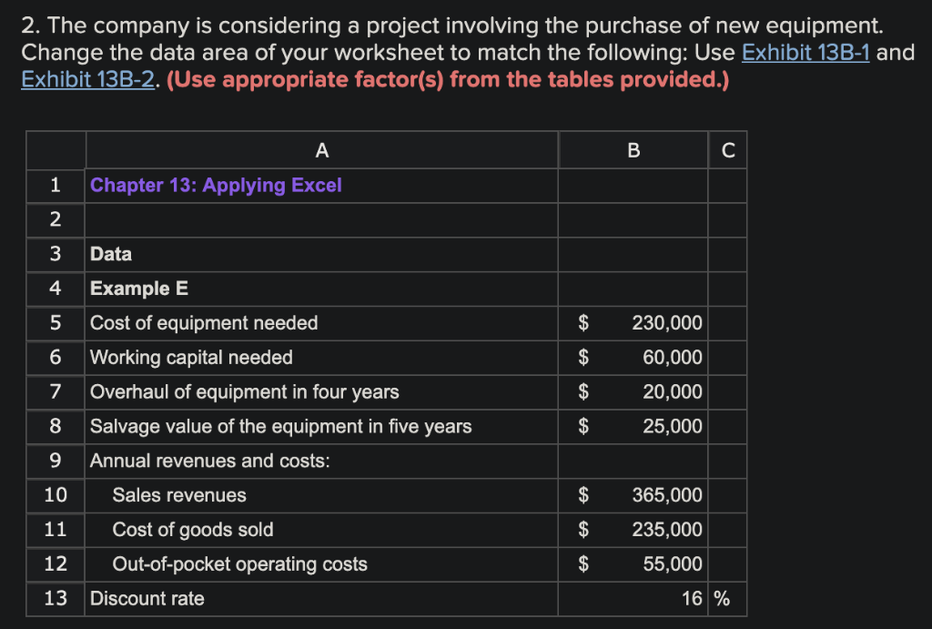 Solved For example, in cell C22 enter the formula "= | Chegg.com
