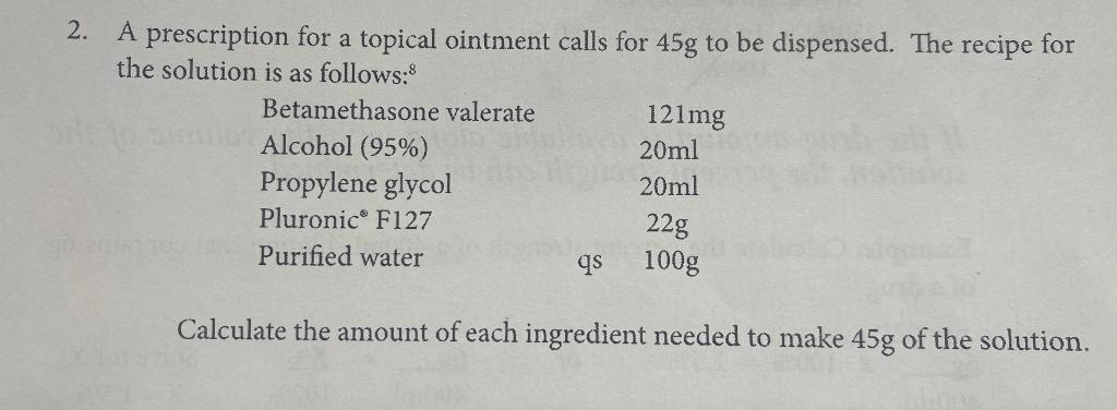 Solved Please show your step by step process to solving. I | Chegg.com