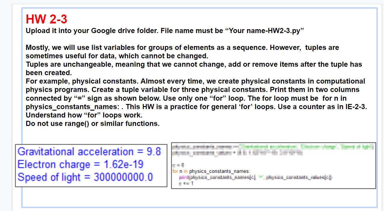 Solved HW 2-3 Upload it into your Google drive folder. File | Chegg.com