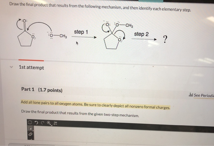 Solved Draw the final product that results from the | Chegg.com