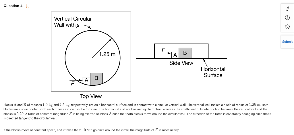 Solved Question 4 A Vertical Circular Wall with us Submit | Chegg.com