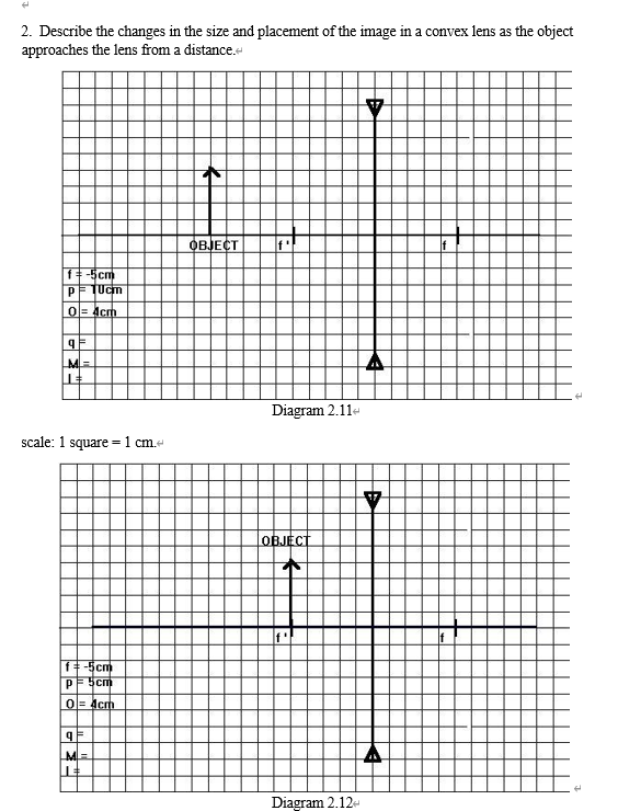 Solved 2. Describe the changes in the size and placement of | Chegg.com