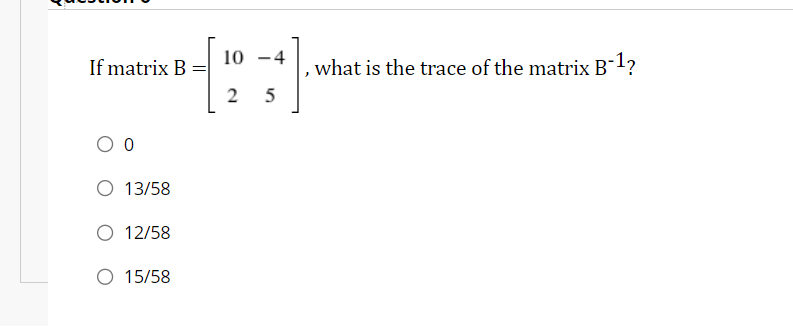 Solved If A=[1004], then det(2A2) is 32 True FalseIf A and B | Chegg.com