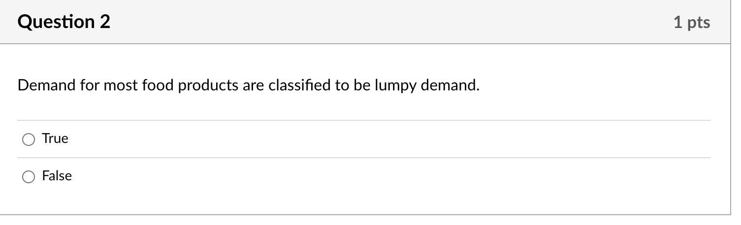Solved Demand for most food products are classified to be | Chegg.com