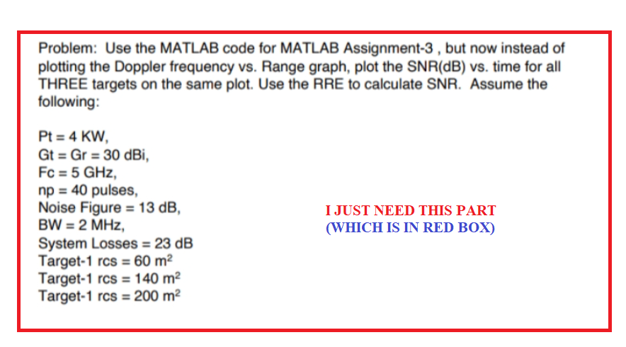 (MATLAB ONLY) (MATLAB ONLY) (MATLAB ONLY) | Chegg.com