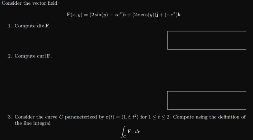 Solved Consider the vector | Chegg.com