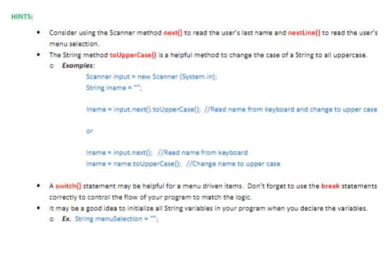 Solved 1. Write a program that presents the following menu | Chegg.com