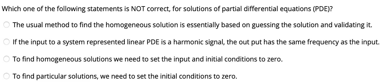 Solved Which one of the following statements is NOT correct, | Chegg.com
