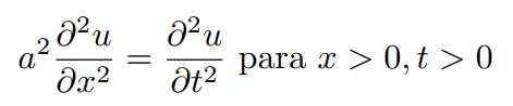 Solved EDP'S USING LAPLACE TRANSFORMS The displacement of a | Chegg.com