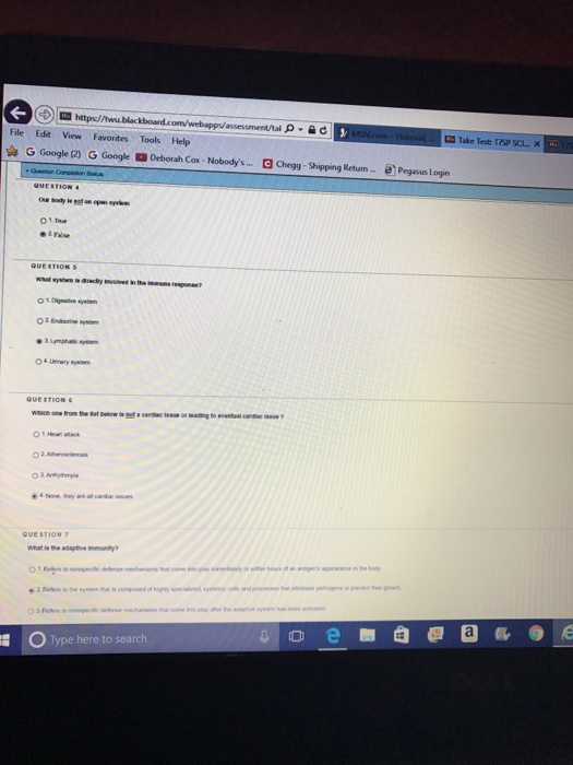 Solved https//twa blackboard om/webapps/assessment/tal p c | Chegg.com