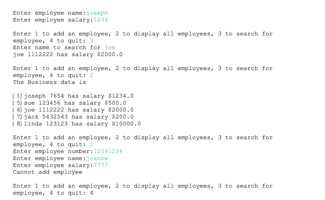 Solved Using Object Oriented Principles, write a program | Chegg.com