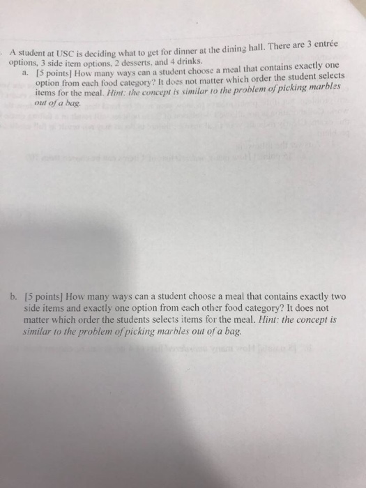 Solved 1. Answer the following: a. [5 points] How many | Chegg.com