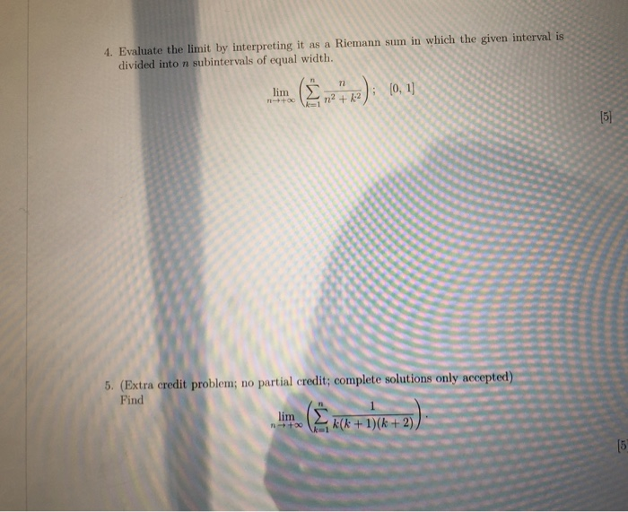 Solved t. Evaluate the limit by interpreting it as a Riemann | Chegg.com