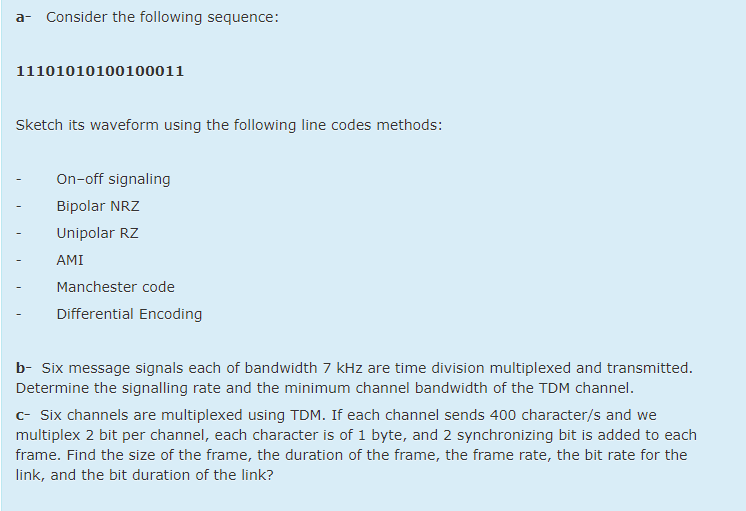 Solved a- Consider the following sequence: 11101010100100011 | Chegg.com